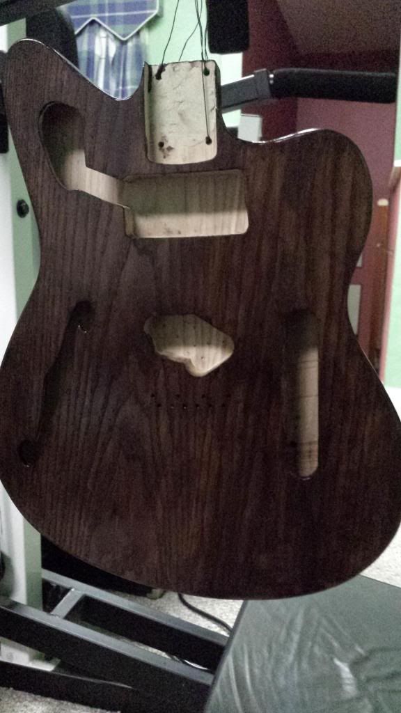 Semi-hollow Telemaster Project: the Southern Gentleman - OffsetGuitars.com