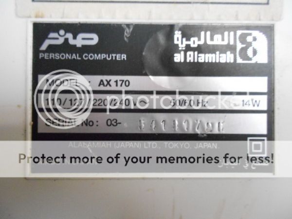 special offer Arabic MSX AX170 | MSX Resource Center (Page 1/3)